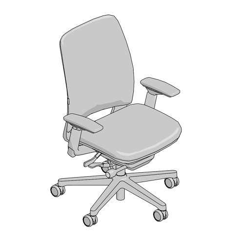 Amia; Chair, Upholstered, 3D knit back, Arms – Steelcase Pricing Tool