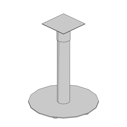 Disk column, 22 diameter disk, 4dia column – Steelcase Pricing Tool