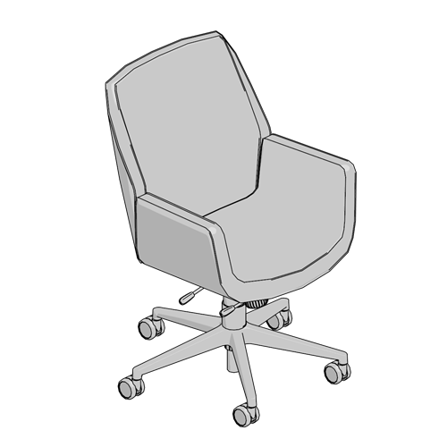 Bindu; Chair-Conference, Mid back, Casters – Steelcase Pricing Tool