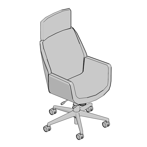 Coalesse Bindu Conference High back Chair with Casters – Steelcase ...