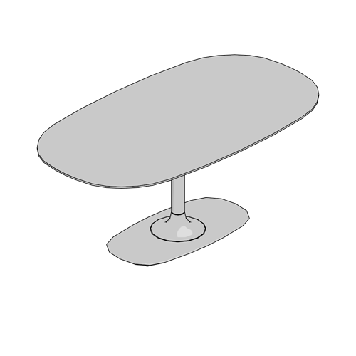Denizen; Table-Oval, 40D x 72W x 29H – Steelcase Pricing Tool