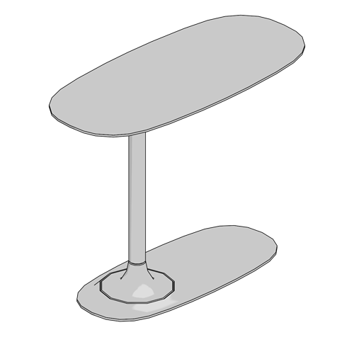 Denizen; Table-Tablet, Side, 16D x 35W x 26H – Steelcase Pricing Tool