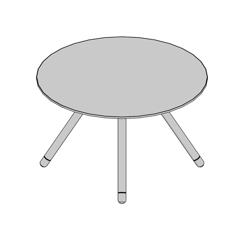 Potrero415 Round Table with Metal Legs – Steelcase Pricing Tool