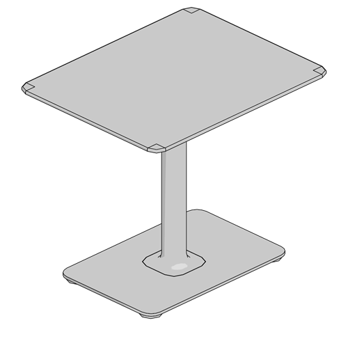 Lagunitas; Table-Rectangle, 26H – Steelcase Pricing Tool