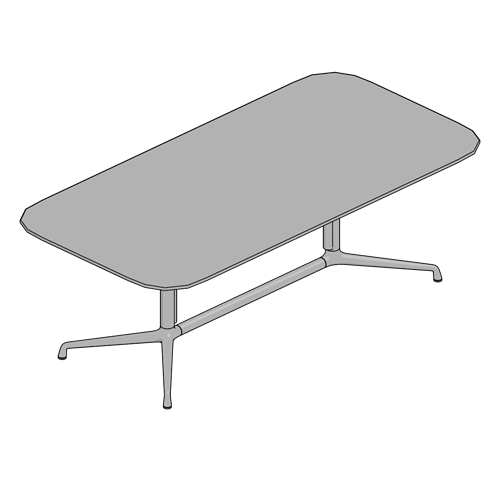 SW_1; Table-Conference, Rectangle, Laminate, 42D x 84W x 28 1/2H ...
