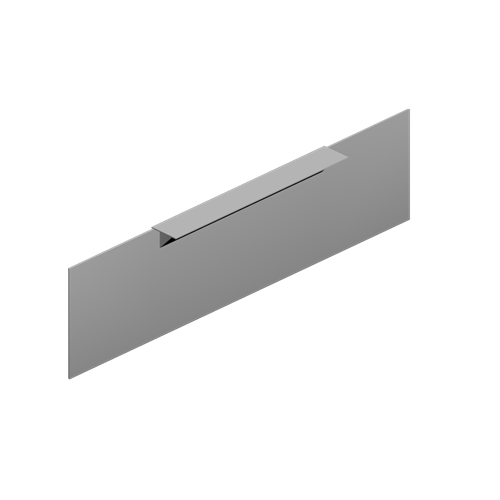 Panel-Modesty, Glass, End panel application, 46 1/8W x 12 1/16H ...