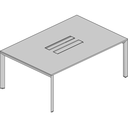 Base-Dual sided, Continuous top, 24D x 72W – Steelcase Pricing Tool