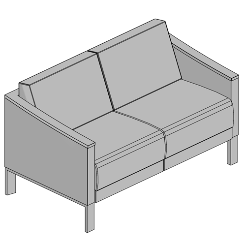 Tava; Chair-Lounge, 2 seat – Steelcase Pricing Tool