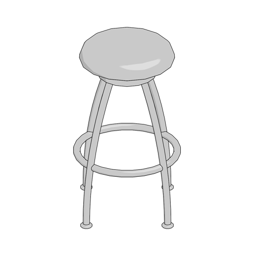 Verge; Stool-4 leg base, Glides, 27H – Steelcase Pricing Tool