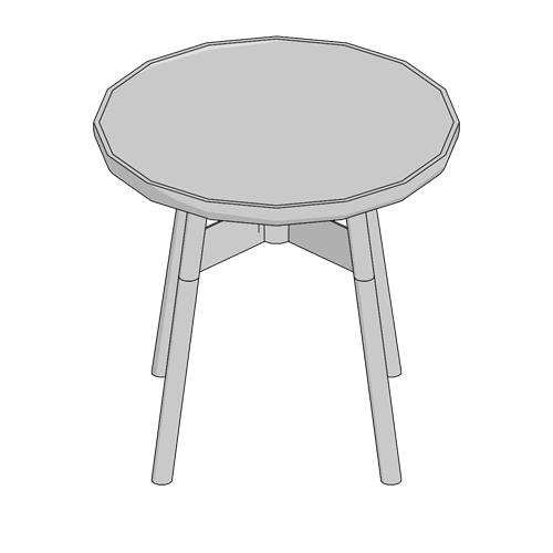 Embold; Table-Circular, 20 dia x 19H – Steelcase Pricing Tool