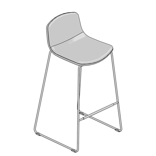Cubb Barstool with Wire Frame Base – Steelcase Pricing Tool