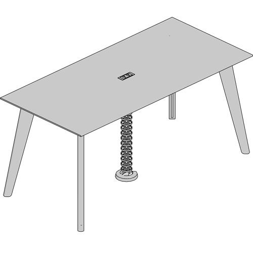 Cubb Four to Six Person Rectangle Meeting Table – Steelcase Pricing Tool