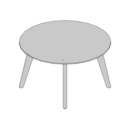 Cubb 31″ W Round Occasional Table – Steelcase Pricing Tool