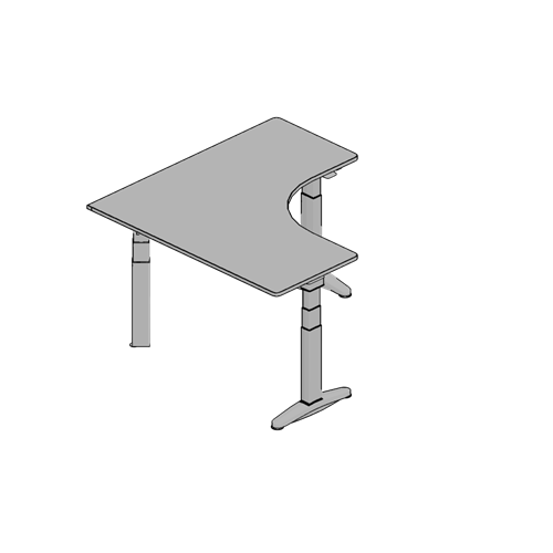 Ology; Desk-90 degree, 3 legs, Extended height – Steelcase Pricing Tool