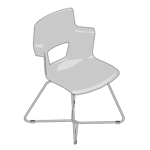 Shortcut-Chair, Multi purpose, X base – Steelcase Pricing Tool