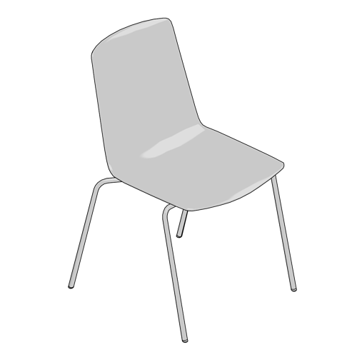 Nooi; Chair-4 leg base, No arms – Steelcase Pricing Tool